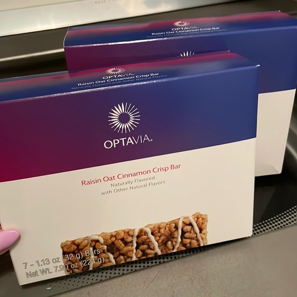 optavia | Other | Pack Of 2 Optavia Raisin Oat Cinnamon Crisp Bars ...